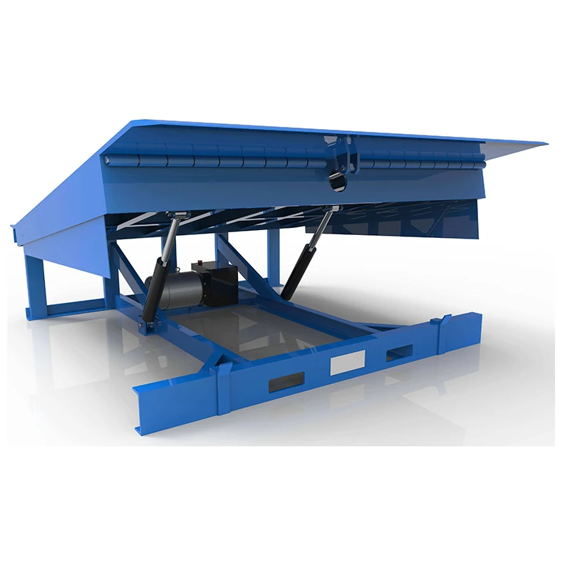 Hydraulic Dock Leveler Loading Ramp Steel Warehouse Equipment for Truck ...