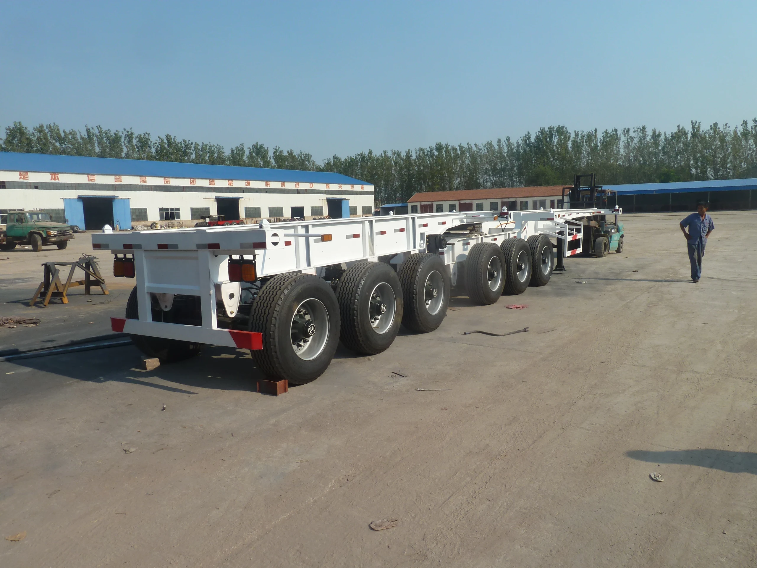 40ft Skeletal Tandem Interlink Semi Trailer - 6 Axles