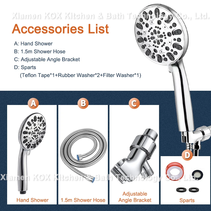 Multifunctional Hand Shower 7 Functions For Wholesales - Buy Hand ...