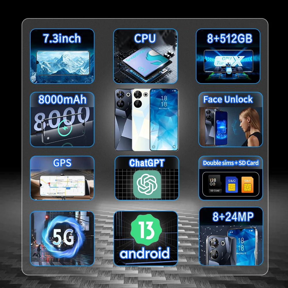 New Keypad 4g Little 6.0 Wide Screen Android Phones 5g In 1 Set Order ...