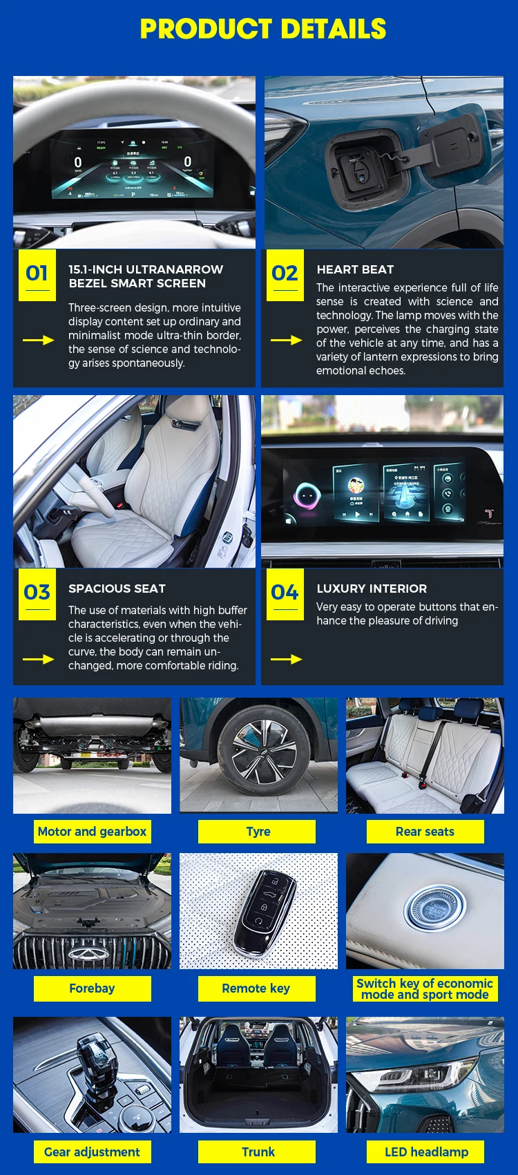 Chery Pro Plus Cvt Cherry Pro Gasoline Car 2023 Best Suv 5 Doors 5 ...