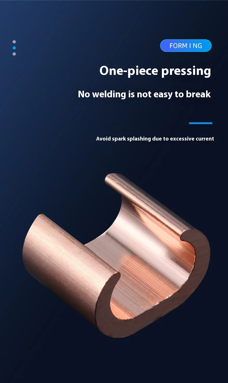 C-type Double-Wire Parallel Cable Clamp - CCT Tinned Steel