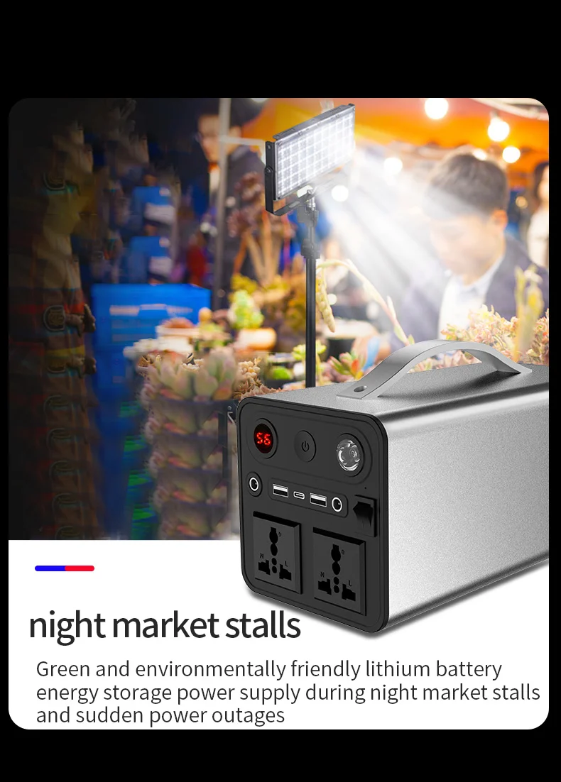 Wholesale 300W Battery Energy Storage Outdoor Solar Generator Portable ...