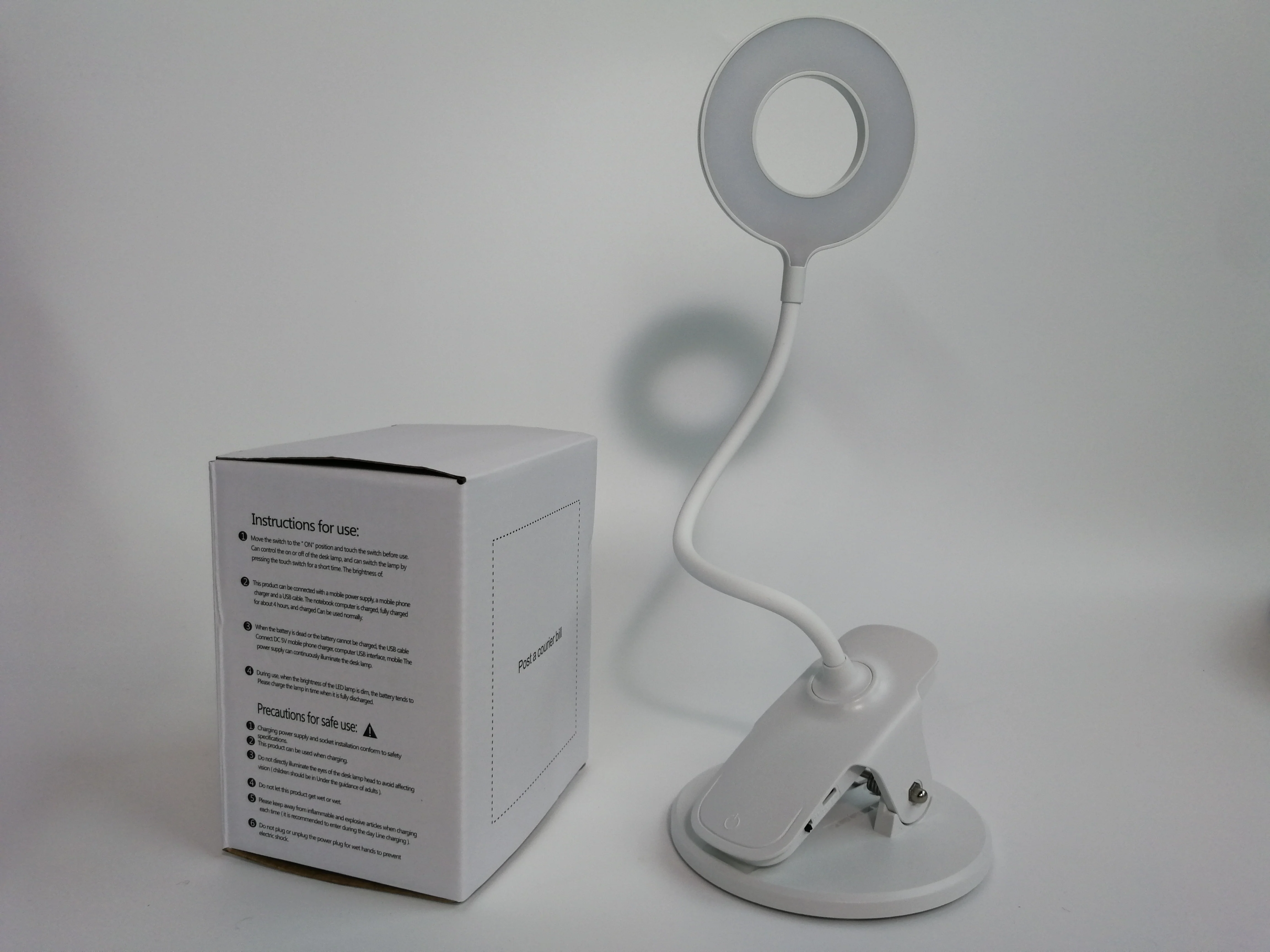 Hot Selling Portable Swing Led Desk Lamp With Clamp Dimmable Reading ...