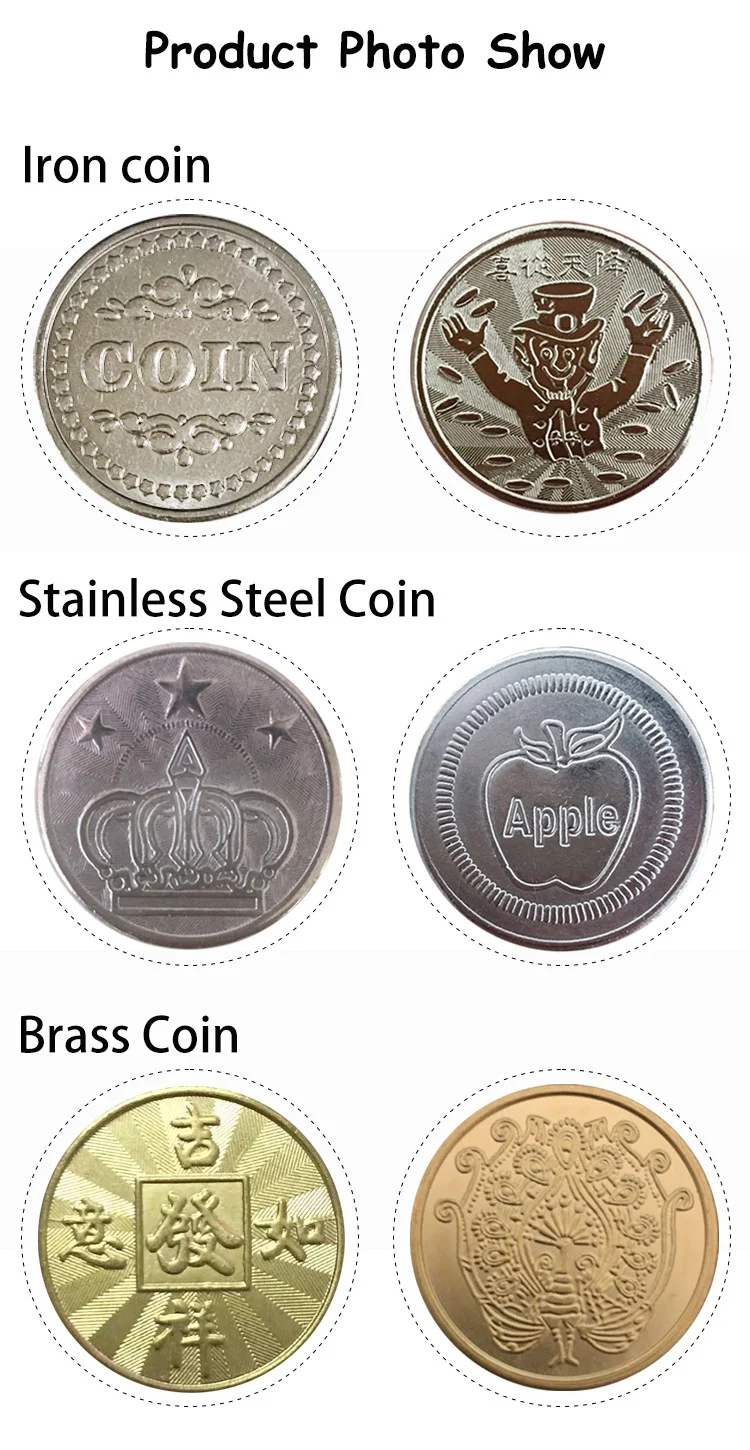 Wholesale Customized Arcade Token Custom Game Token Metal Game Coins ...