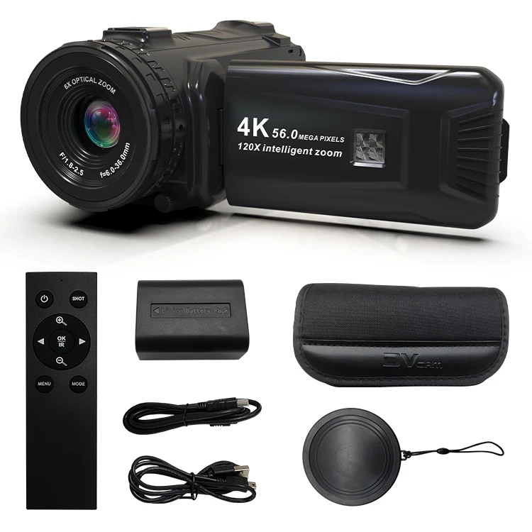 Factory 2024 New Professional Vlog Recorder 6x Optical Zoom 4k Video ...