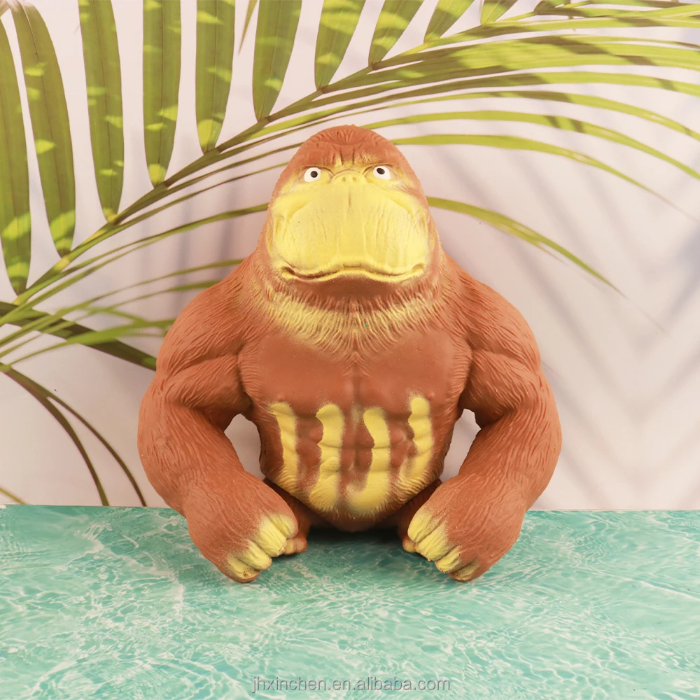 Funny Squishy Monkey Figure - Stress Relief Toy for All Ages