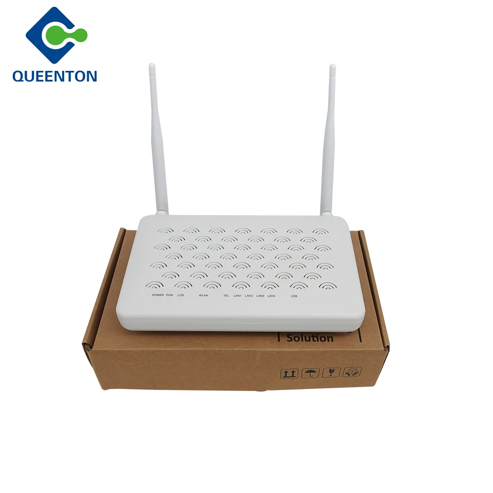 Dual Antenna 1ge 3fe Ftth Modems Gpon Onu Wifi Router Similar To F660v6 ...