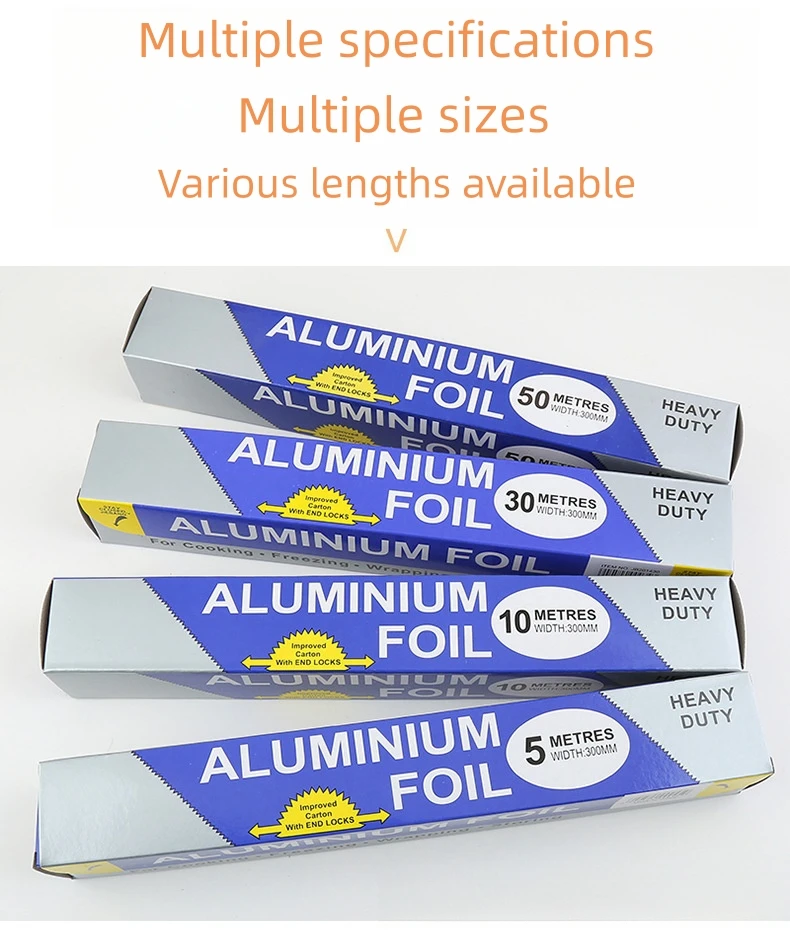 Food Grade Barbecue Aluminum Foil Paper Household Oven Baking ...