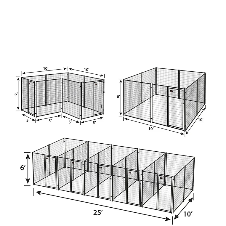 Extra Large Outdoor Dog Cages - Heavy Duty & Eco-friendly