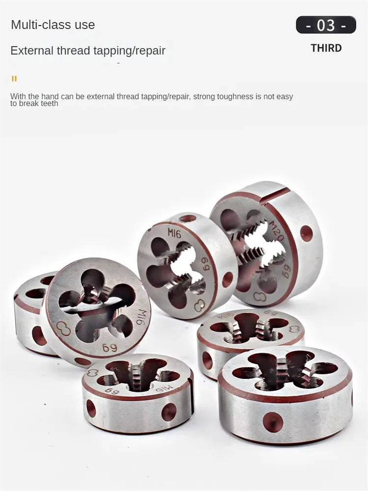 Metric Round Die Element Thread Tap Matching Steel M28-M37