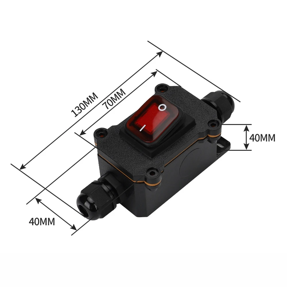 Outdoor Inline Cord Switch 16a/250v 20a/125v Ac Waterproof Inline ...