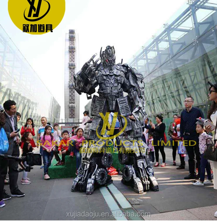 Robot Costume Stilts Human Size Tv & Movie Costumes Led Event Transform ...