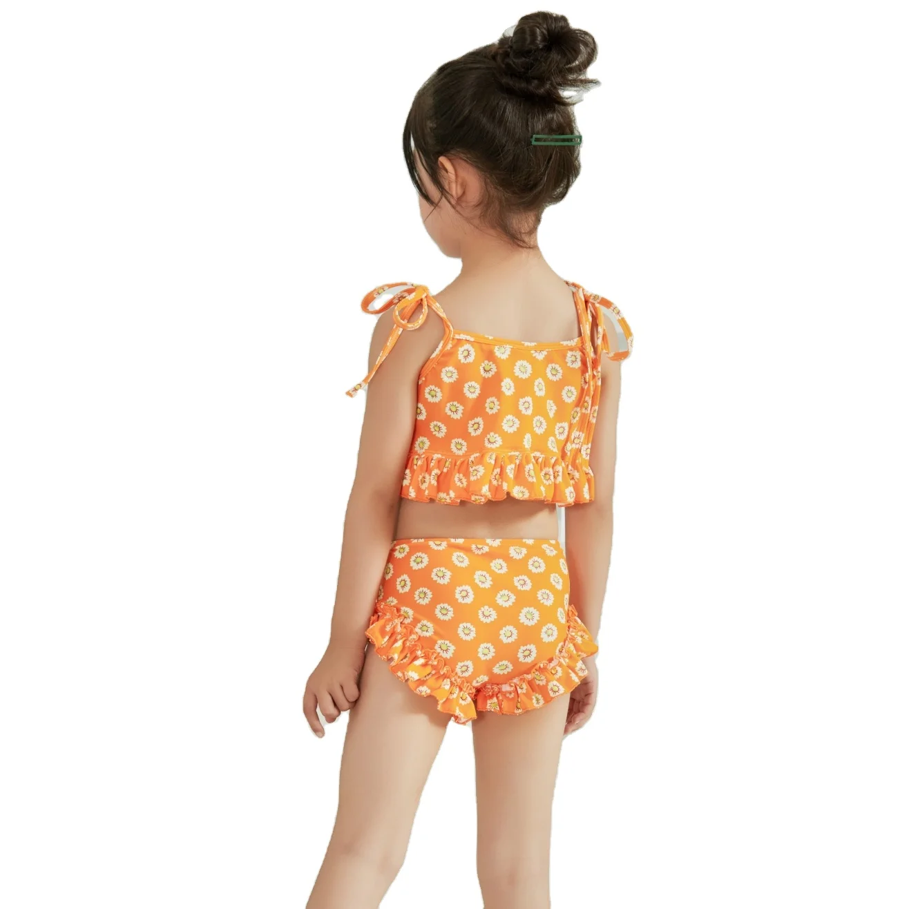 Spaghetti Strap Kids Swimwear For Girls Two Pieces Girls Swimwear Kids ...