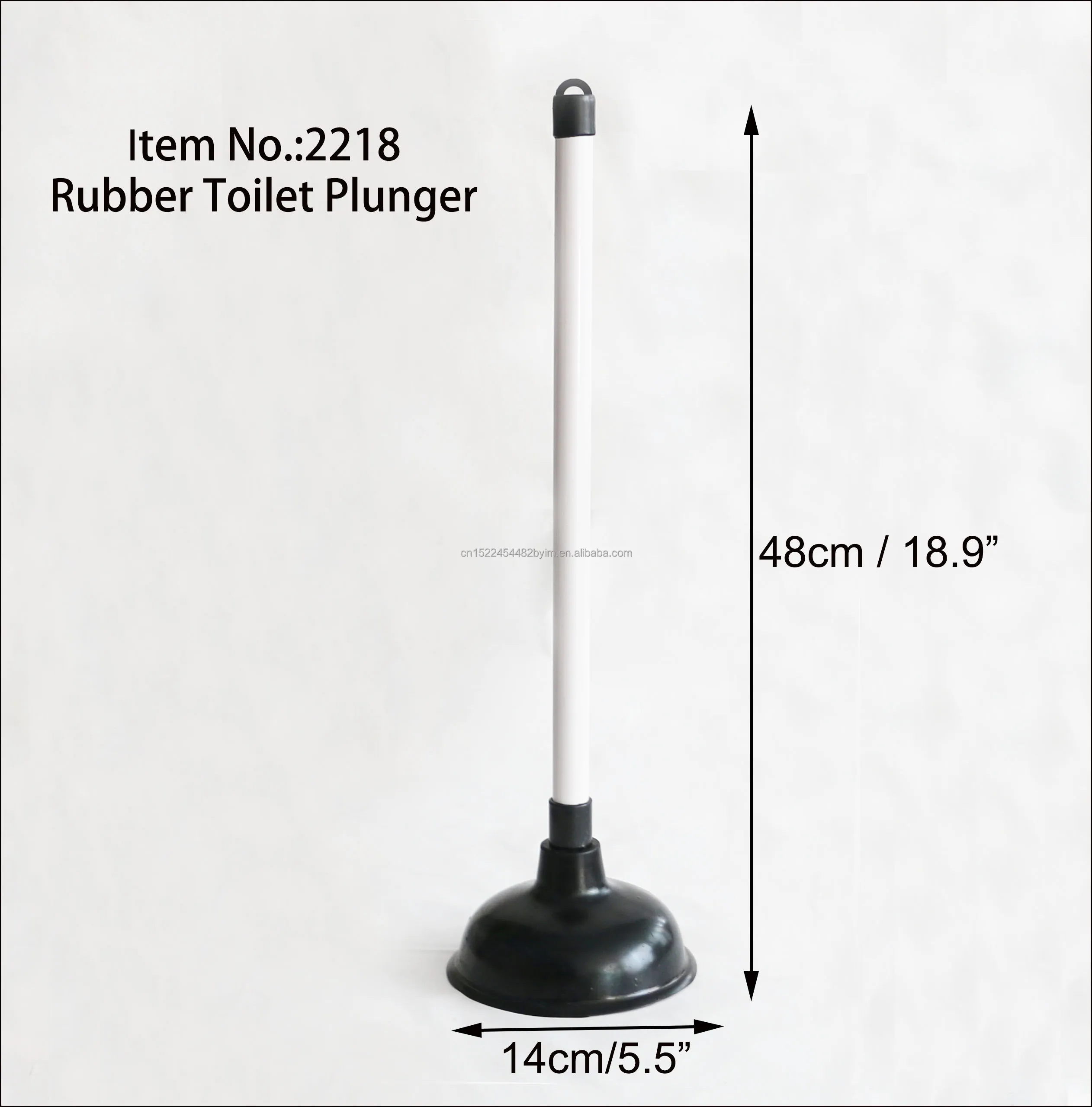 Hand Drain Buster - Efficient Toilet Plungers with PVC Handle