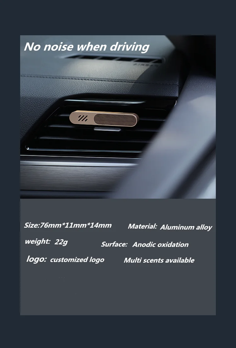 Custom Car Air Freshener Vent Clips - Long Lasting Scent
