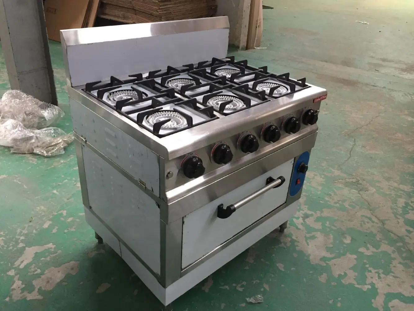 Flamemax 6 Burner Commercial Cooking Equipment - Gas Range