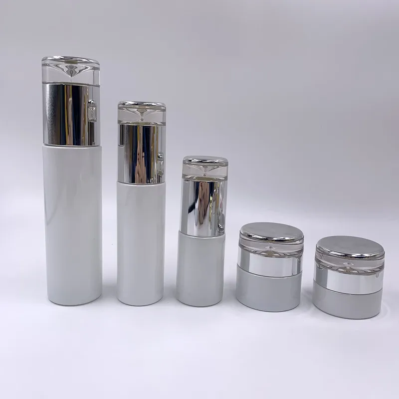 Luxury Glass Spray Lotion Containers 30ml 40ml 50ml 60ml 100ml 120ml Skincare Packaging Cosmetic ...