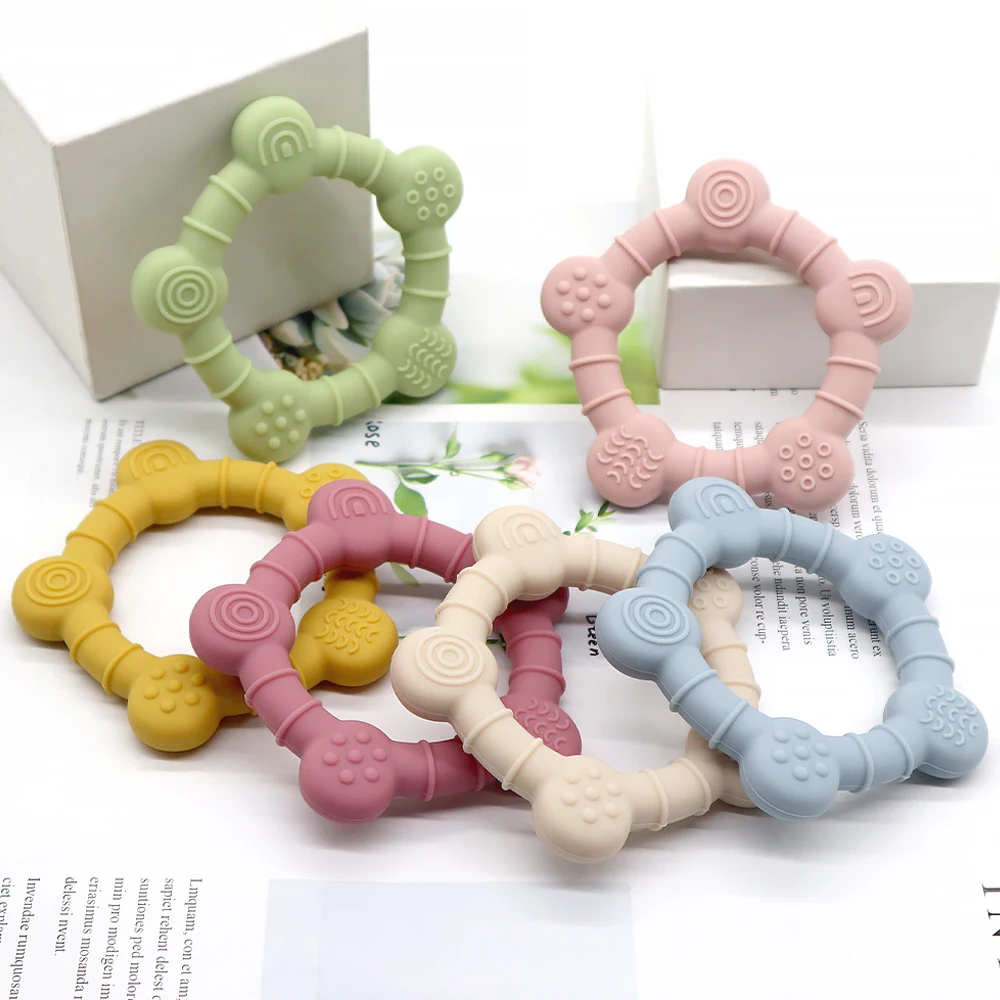 Factory Customized Baby Shower Teether Gift Set Crochet Animal Rabbit ...