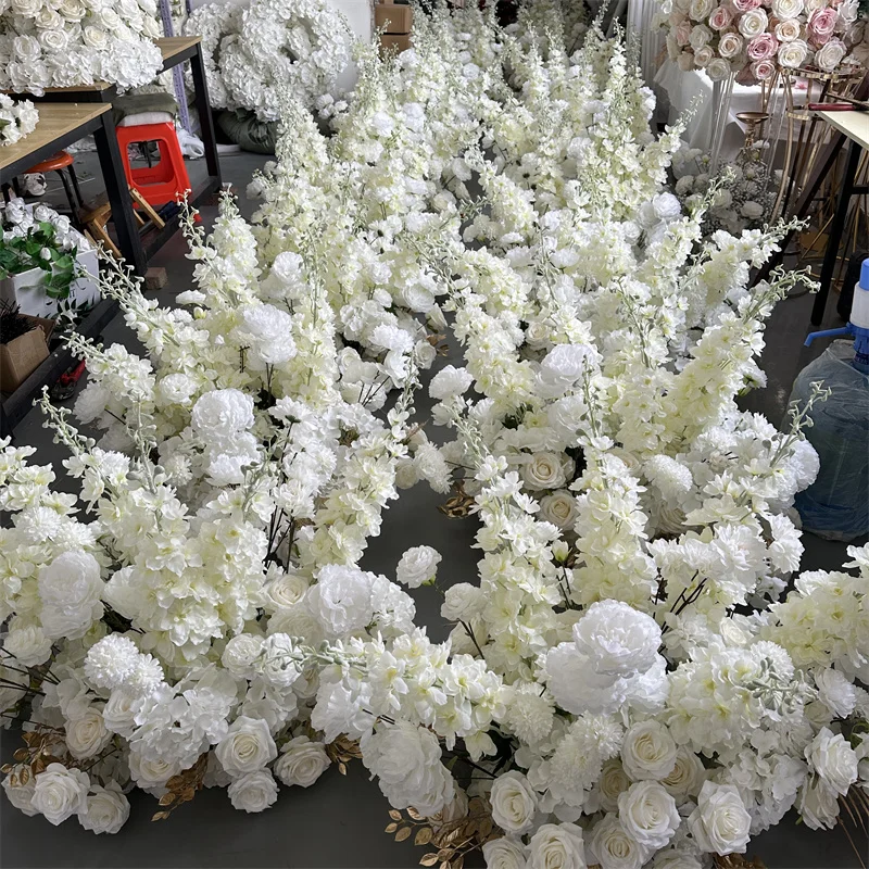 Ifg 2.5ft Tall Luxurious White Artificial Flowers Decoration Wedding ...