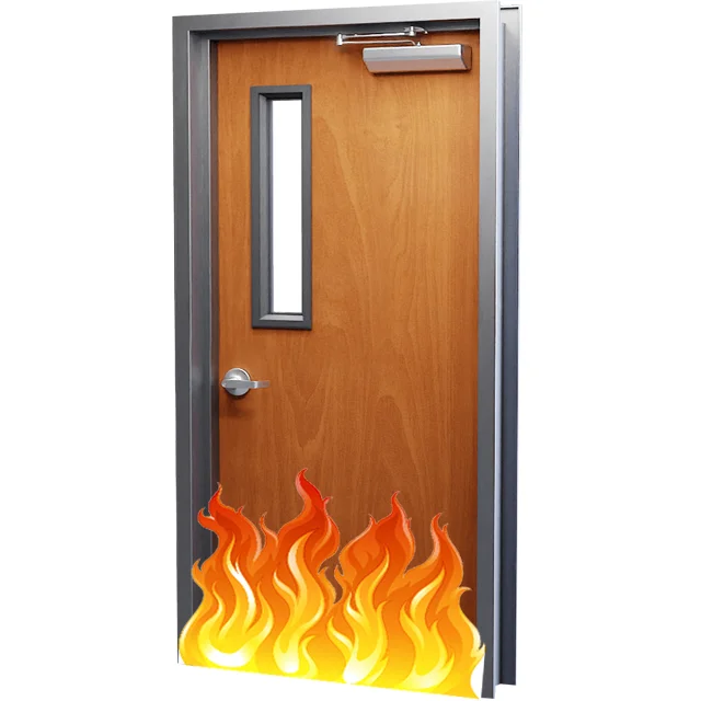 Commercial Wood Doors With Glass Kits Fire Rated Doors - Buy Used ...