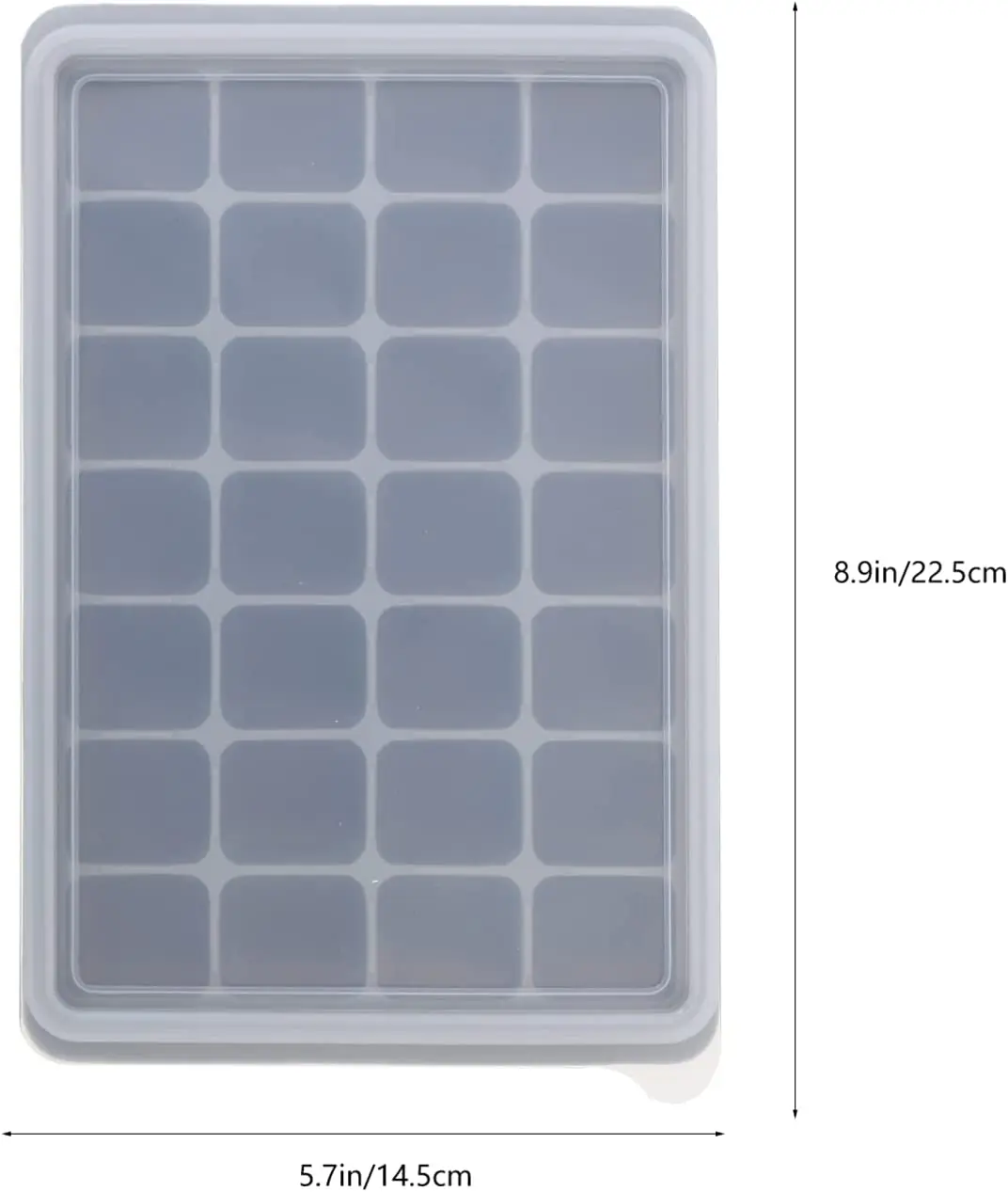 Stackable Crushed Ice Trays for Freezer - Eco-friendly