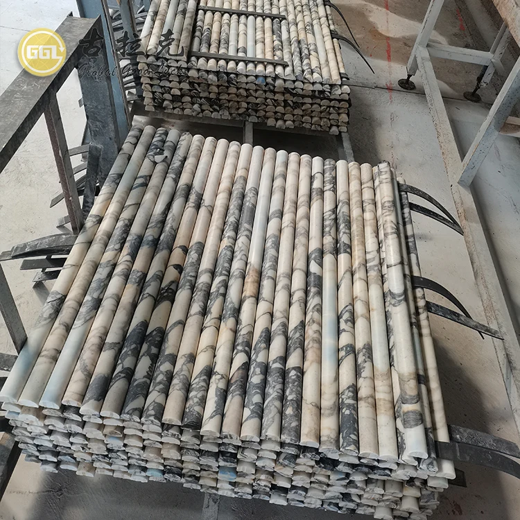 Curve Fluted Marble Tile - Elegant Decorative Solutions
