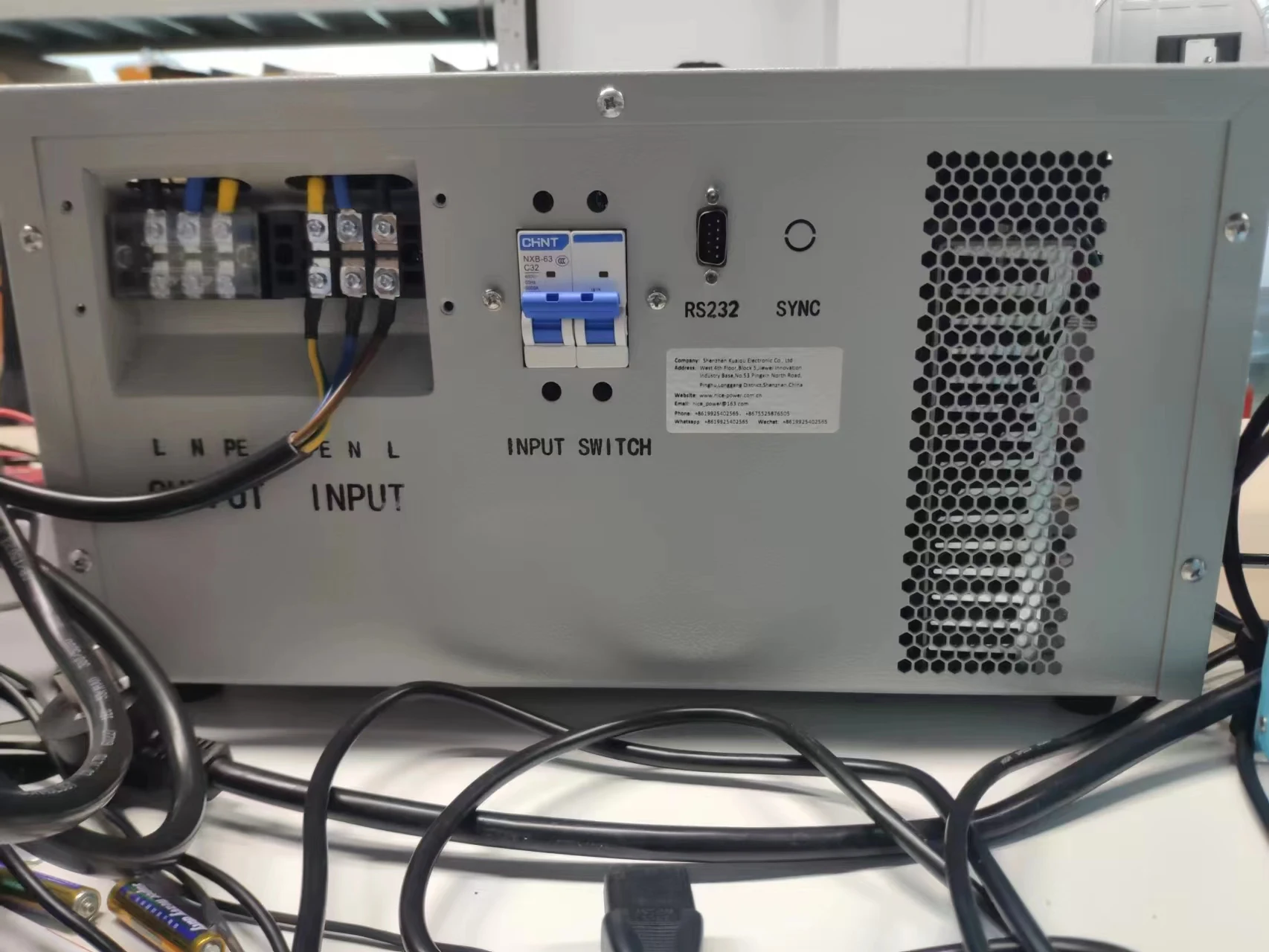 Single Phase 3KVA Adjustable 50hz-400hz Converter