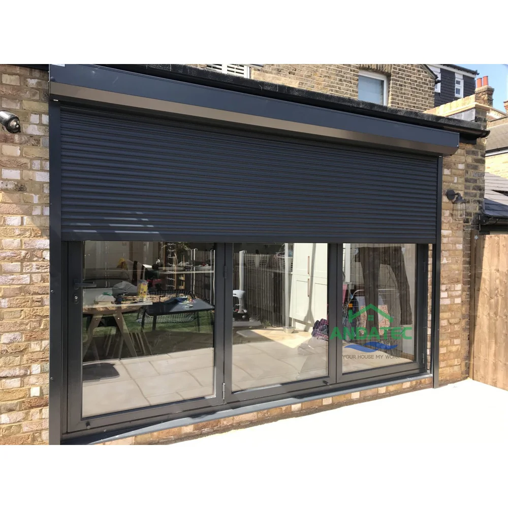 Aluminum Window Electric Roller Shutter Windows Hurricane Shutters ...