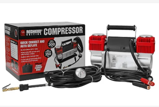 300l/min 12v /24v Cabled Heavy Duty Tire Compressor With Double ...