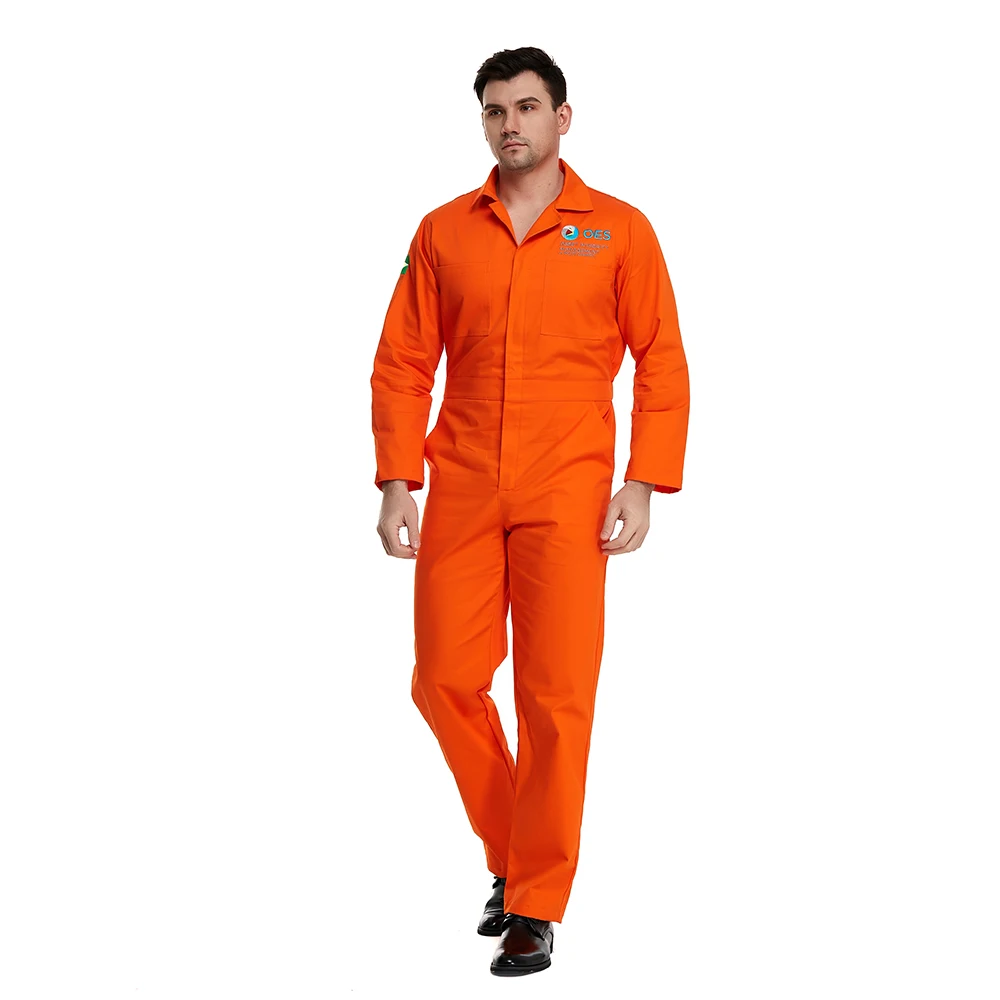 Men's Coverall Workwear Fire Resistant Fr Work Suit Safety Flame ...