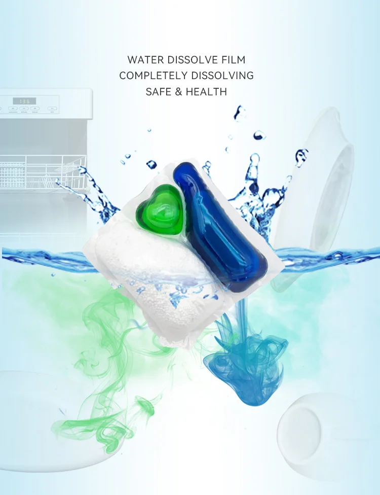Custom Dish Washer Mini Pods Washing Gel Kitchen Cleaning Pods Suitable ...