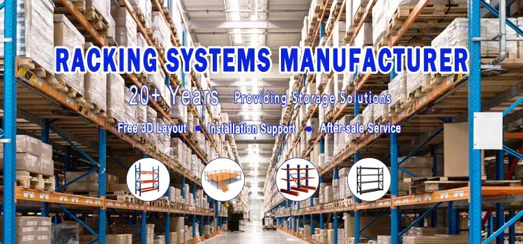 Heda Warehouse Heavy Duty Steel Blue And Orange Selective Pallet ...