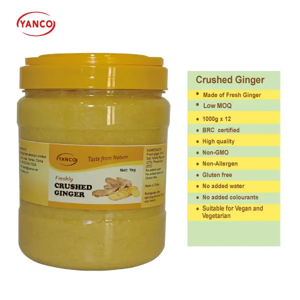 Allergen-free Pure Ginger Paste Flavor Boost For Cooking And Baking Direct From Manufacturer ...
