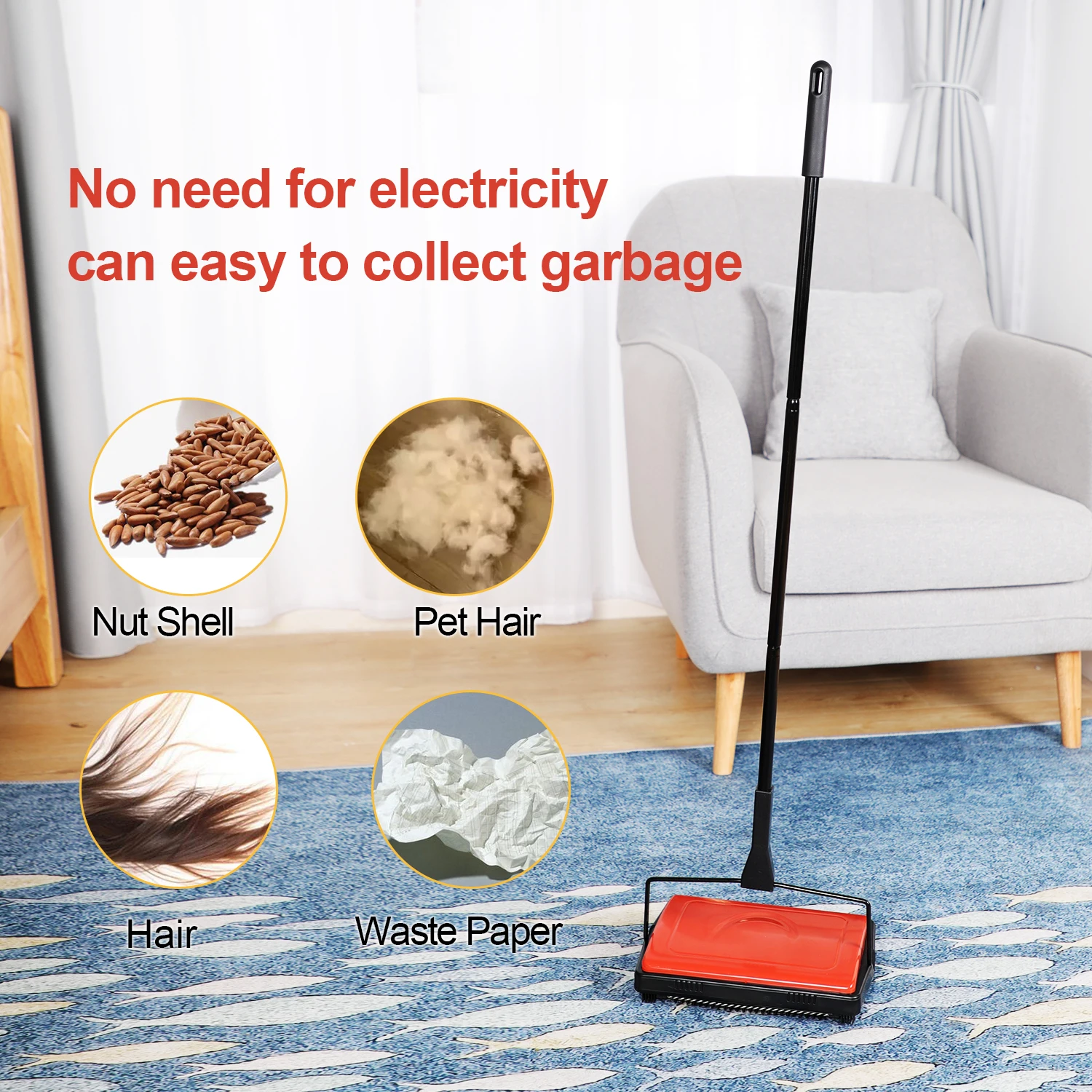 Manual Carpet Sweeper - Efficient Cleaning Solutions