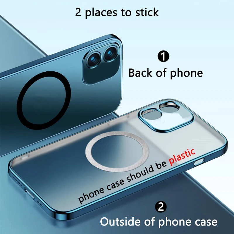 Factory Wireless Metal Ring Compatible With Magsafe Support Wireless ...