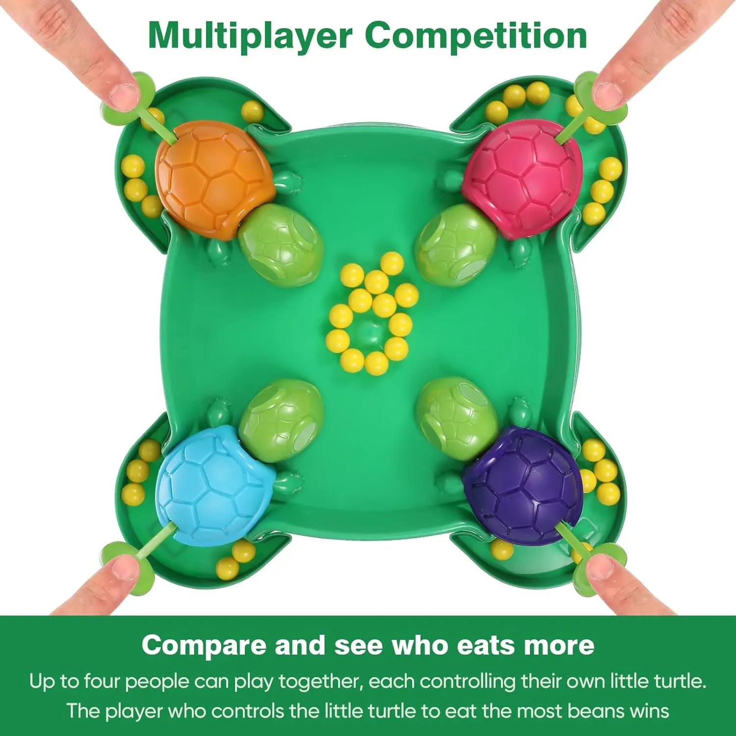 Hungry Turtle Game Toy - Educational Fun for Preschoolers