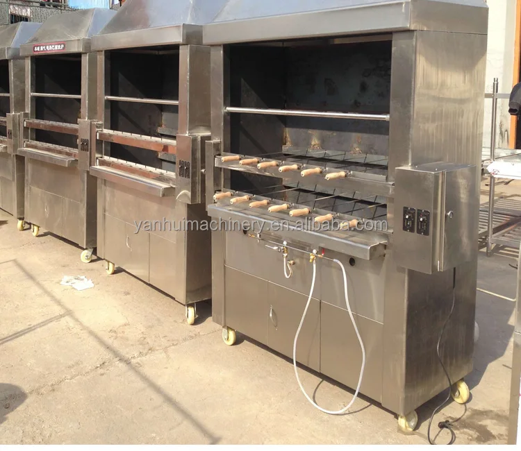Stainless Steel Electrical Automatic Motor Rotisserie Roast Lamb ...