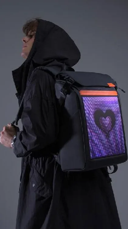 Crelander Led Backpacks App Control Diy Customized Image Video Smart ...