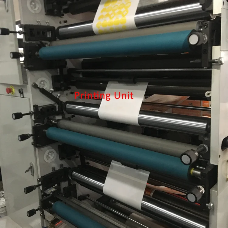 Single Color Label Printing Machine Monochrome Flexo Printing Machine ...