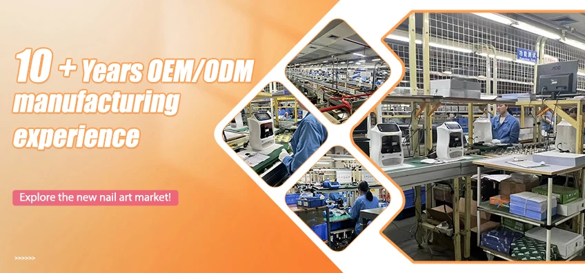 Desktop 2 In1 Nail Robot Painting Machine - 1200DPI Art