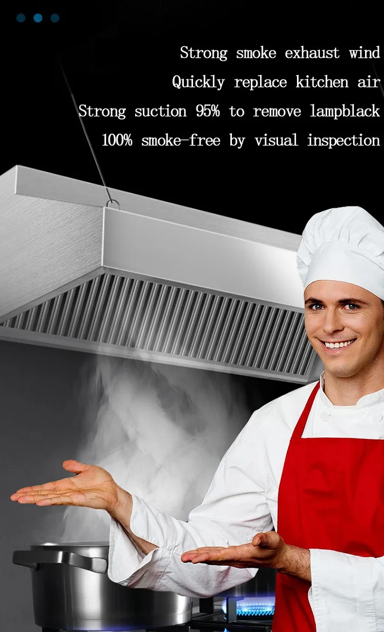 Efficient Kitchen Smoke Absorber - Low Noise Extractor Hood