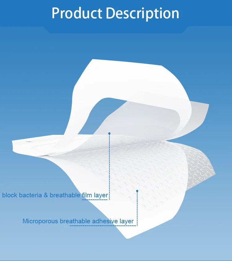 Transparent Dressing for IV Fixation - Waterproof Wound Dressing