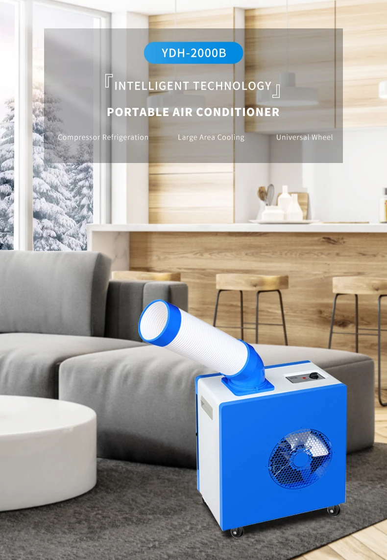 6800btu/h Commercial Air Conditioner Portable For Room For Factory Lab ...