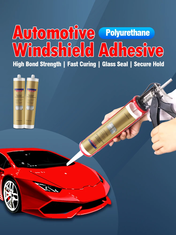 Sanvo Polyurethane Sealant Windshield Adhesive Windshield Sealant Black ...