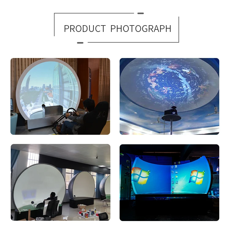 Seeball 3m Diameter Virtual Simulation Flying Dome Screen FRP Special ...