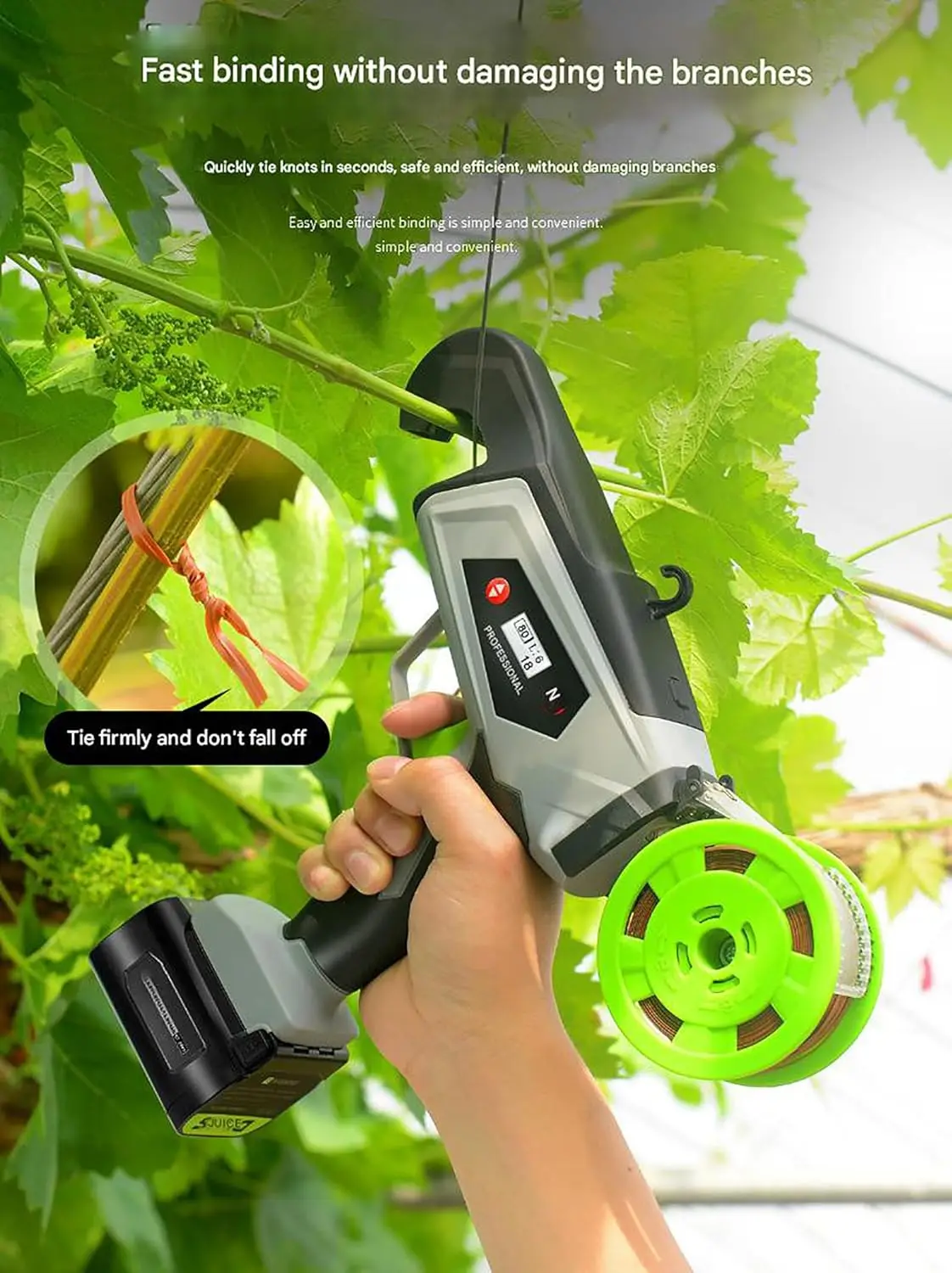Electric Binding Tapetool - Efficient Plant Tying Machine