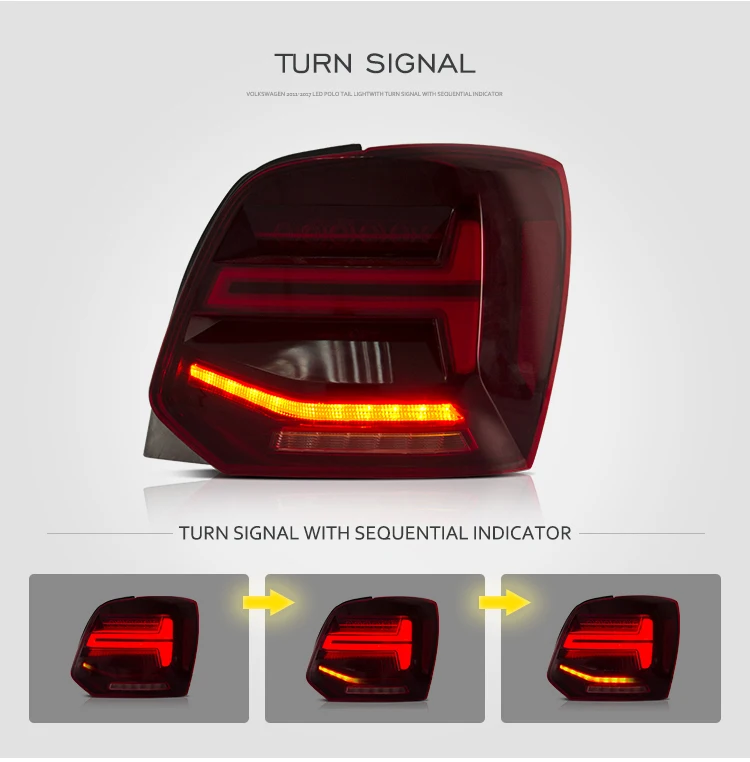 Vland Full Led Taillights Wholesales Rear Lamp Assembly 2009-2018 With ...