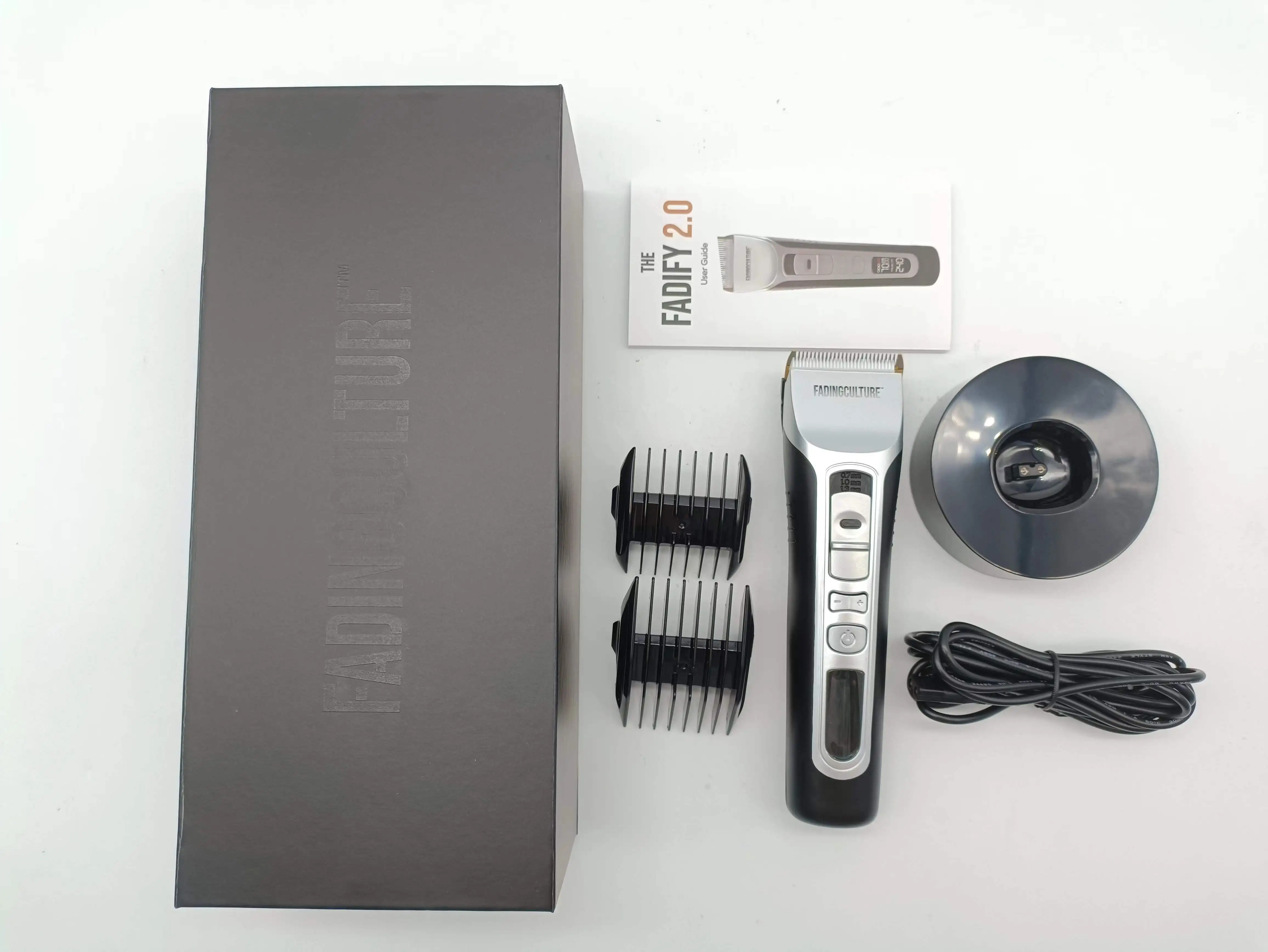Professional Cordless Barber Fading Hair Clipper Electric Rechargeable ...