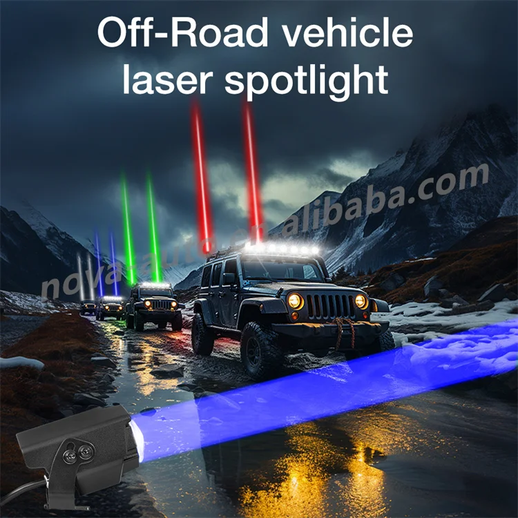 12V 40W Laser RGBW Whipless Whip Lights Remote Switch Control Spot Led ...